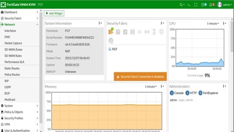 Fortigate Firewall Administration Course